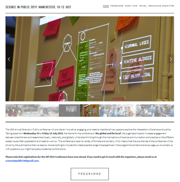 Science in Public Research Network | The website of the Science in ...